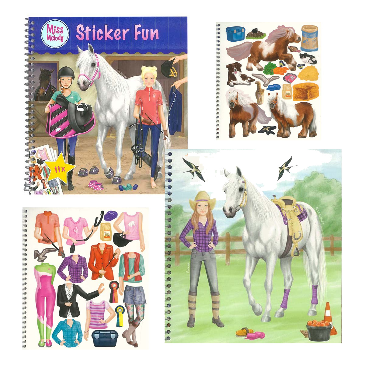 Miss Melody Sticker Fun | Filly and Co