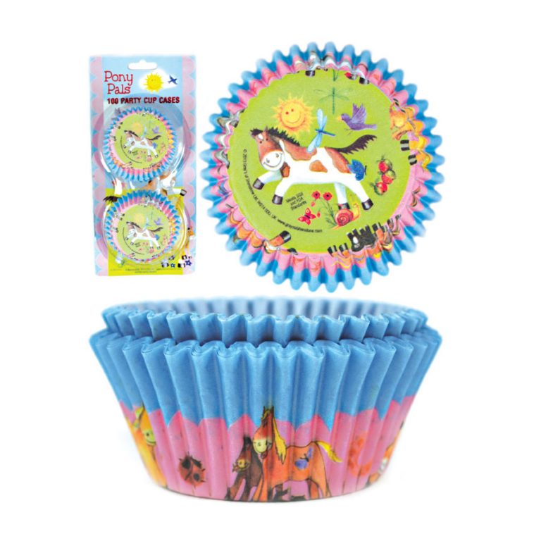 Pony Pals Cupcake Cases - 100 - Filly and Co Horse Gifts