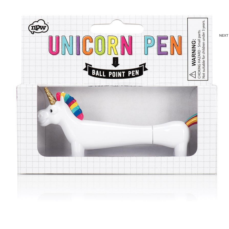 Unicorn Shaped Pen - Filly and Co Horse Gifts