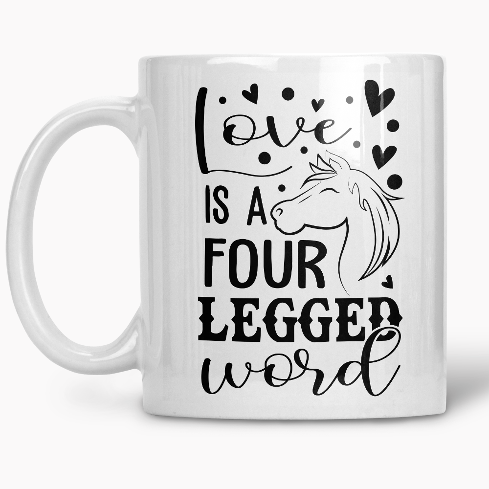 The Path To My Heart Is Paved With Hoof Prints Mug Filly And Co Horse 